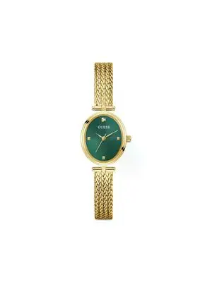 Guess 24mm Stainless Steel Quartz Watch - Green