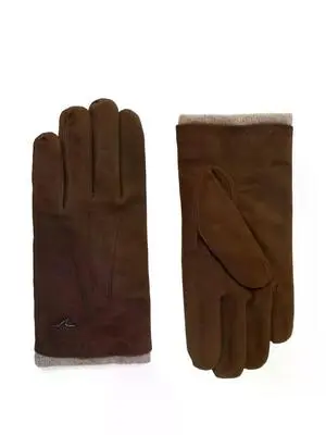 Paul & Shark Logo-detail Gloves - Brown