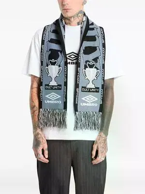 UMBRO Cult Unity Fringed Scarf - Black