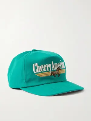 CHERRY LOS ANGELES American Logo-embroidered Twill Baseball Cap - Blue