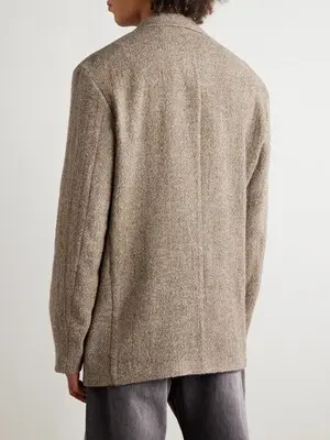 Our Legacy Embrace Virgin Wool And Hemp-blend Blazer - Neutrals