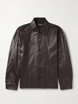 Men's Leather Shirts