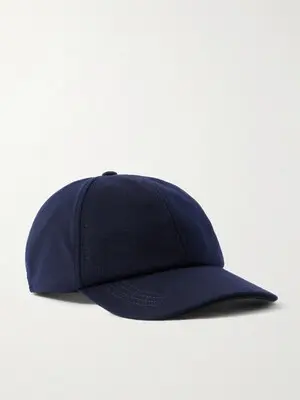 Sease Cashmere Baseball Cap - Blue