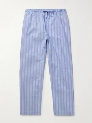 Derek Rose Arran 20 Straight-leg Pyjama Trousers - Blue