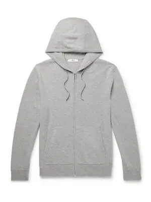 MR P. Merino Wool And Cashmere-Blend Zip-Up Hoodie