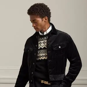 Ralph Lauren Velvet Trucker Jacket