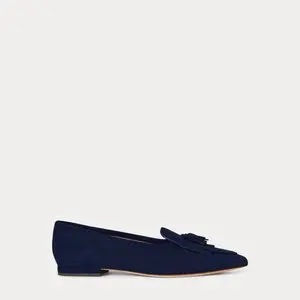 Ralph Lauren Logo Flats For Women