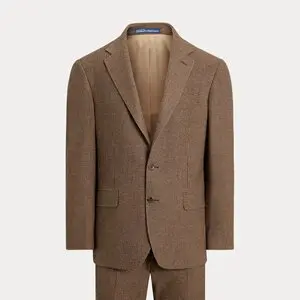 Ralph Lauren Polo Tailored Fit Wool Houndstooth Suit - Camel/brown