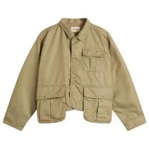 BEAMS Chambray Gabardine Short Fishing Jacket