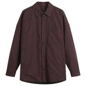 Gucci Cotton Micro Check Technical Overshirt