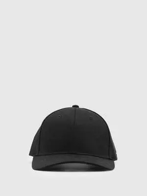 LES DEUX Cotton Logo Baseball Cap - Black