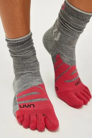 Uyn Trekking Five Merino Socks - Grey/pink
