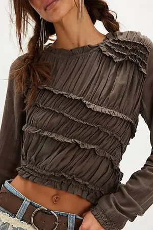 Free People Pleated Tops