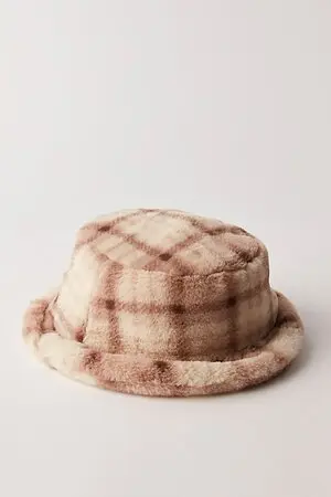 KANGOL Faux Fur Bucket Hat