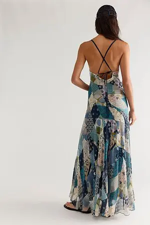 Free People Patchwork Maxi Dress