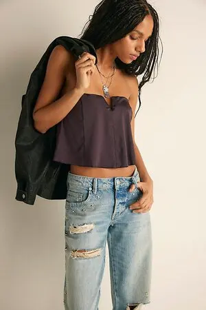 Free People Double Dare Wire Tube Top - Moonscapre
