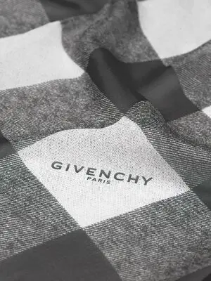 Givenchy Checked Square In Silk Georgette