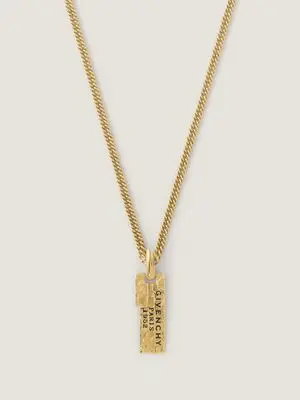 Givenchy Tape Necklace In Metal And Enamel