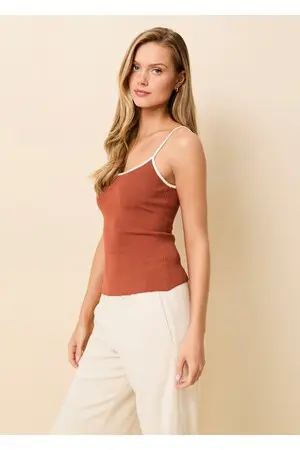 Solid & Striped Selena Tank - Natural