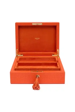RAPPORT LONDON Charlotte Jewellery Box - Orange
