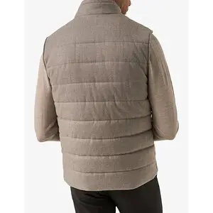 Eton Wool Gilet - Beige