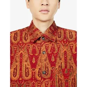 KARTIK RESEARCH Block Printed Silk Shirt