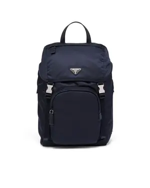 Prada Re-nylon And Saffiano Leather Backpack