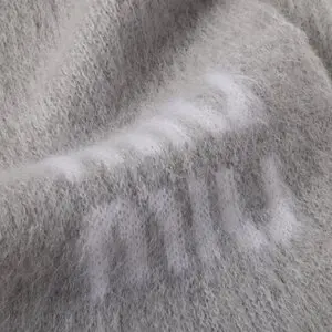 Miu Miu Wool And Mohair Scarf