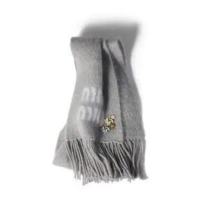 Miu Miu Wool And Mohair Scarf