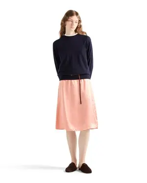 Prada Cashmere Crew-neck Sweater - Navy