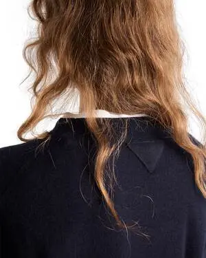 Prada Cashmere Crew-neck Sweater - Navy