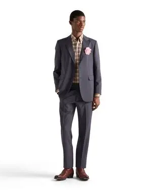 Prada Wool And Mohair Trousers