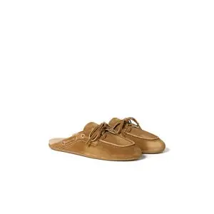 Miu Miu Faded Suede Deck Mules