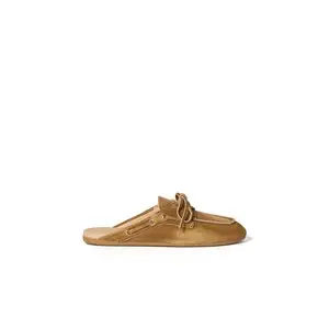 Miu Miu Faded Suede Deck Mules