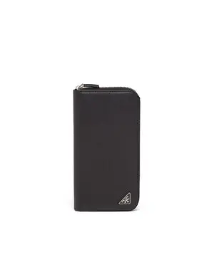 Prada Saffiano Wallet - Black