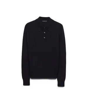 Prada Cashmere Polo Shirt