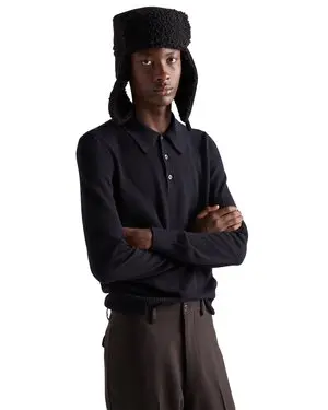 Prada Cashmere Polo Shirt