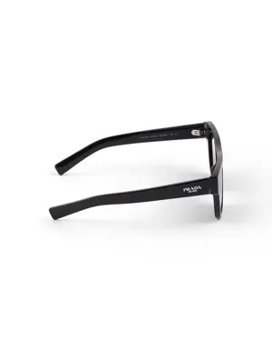 Prada Sunglasses With Logo - Slate Gray Lenses