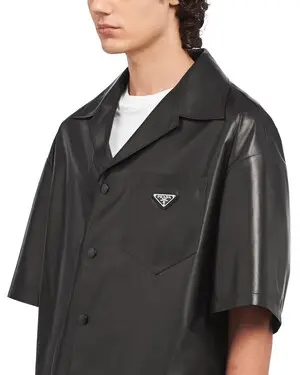 Prada Nappa Leather Shirt