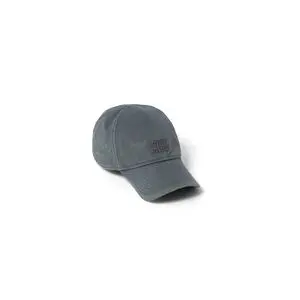 Miu Miu Drill Baseball Cap - Grey