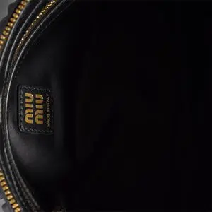 Miu Miu Caprice Matelassé Nappa Leather Clutch