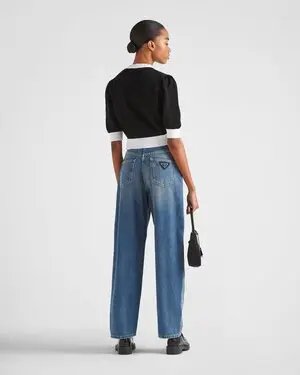 Prada High-waisted Jeans - Mid Blue