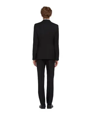Prada Single Breasted Wool And Mohair Suit
