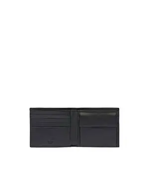 Prada Saffiano Leather Wallet With Coin Purse - Black
