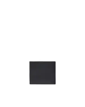 Prada Saffiano Leather Wallet With Coin Purse - Black