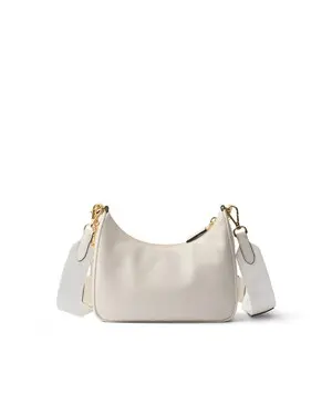 Prada Re-edition 2005 Leather Bag - White