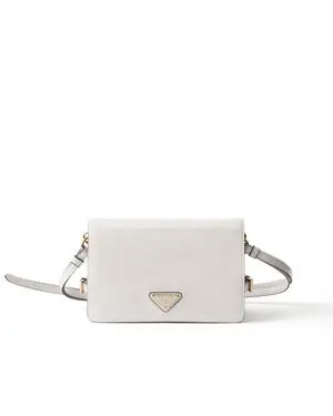 Prada Leather Shoulder Bag - White