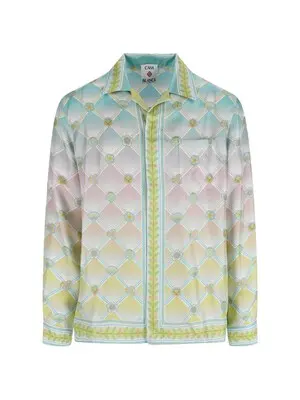 Casablanca Cady Icons' Silk Shirt - Multi
