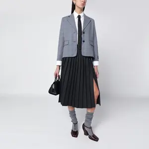 Maison Kitsuné Checked Single-breasted Blazer