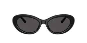 Dolce & Gabbana Oval Sunglasses - Black